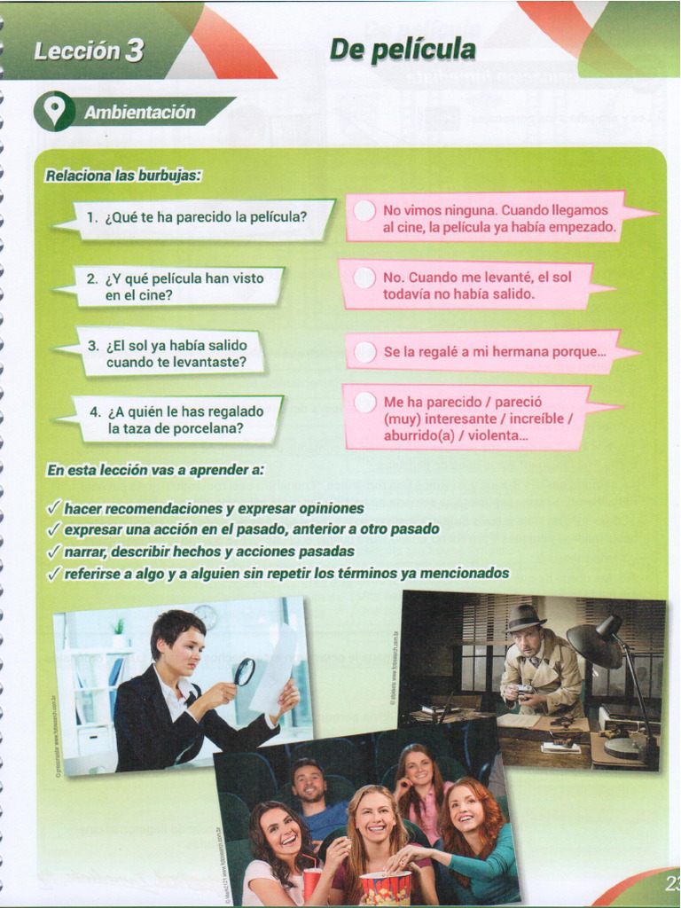 Español Inmediato 2 - Leccion 3 | PDF