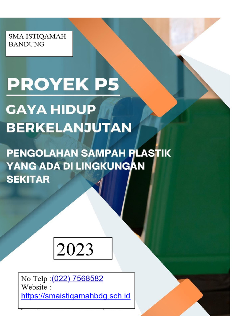 Modul Projek - Modul Projek Gaya Hidup Berkelanjutan - Fase E | PDF