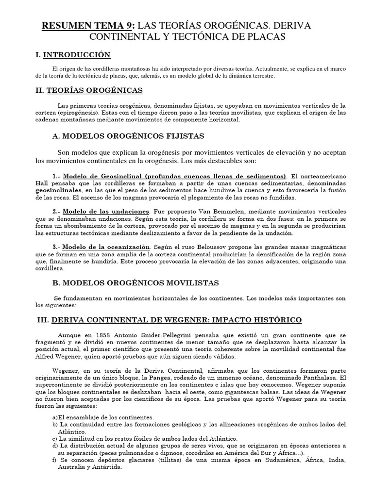 Resumen Tema 9 | PDF
