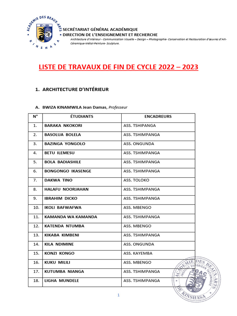 TFC 2022 - 2023 | PDF