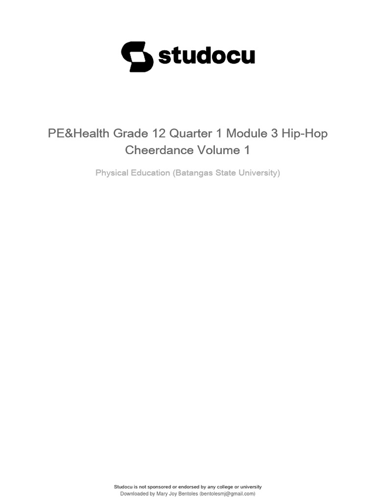 Pehealth-Grade-12-Quarter-1-Module-3-Hip-Hop-Cheerdance-Volume-1 ...