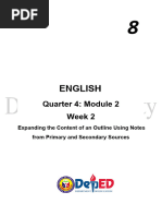 Lesson Exemplar For English Grade 8 | PDF | Curriculum | Learning