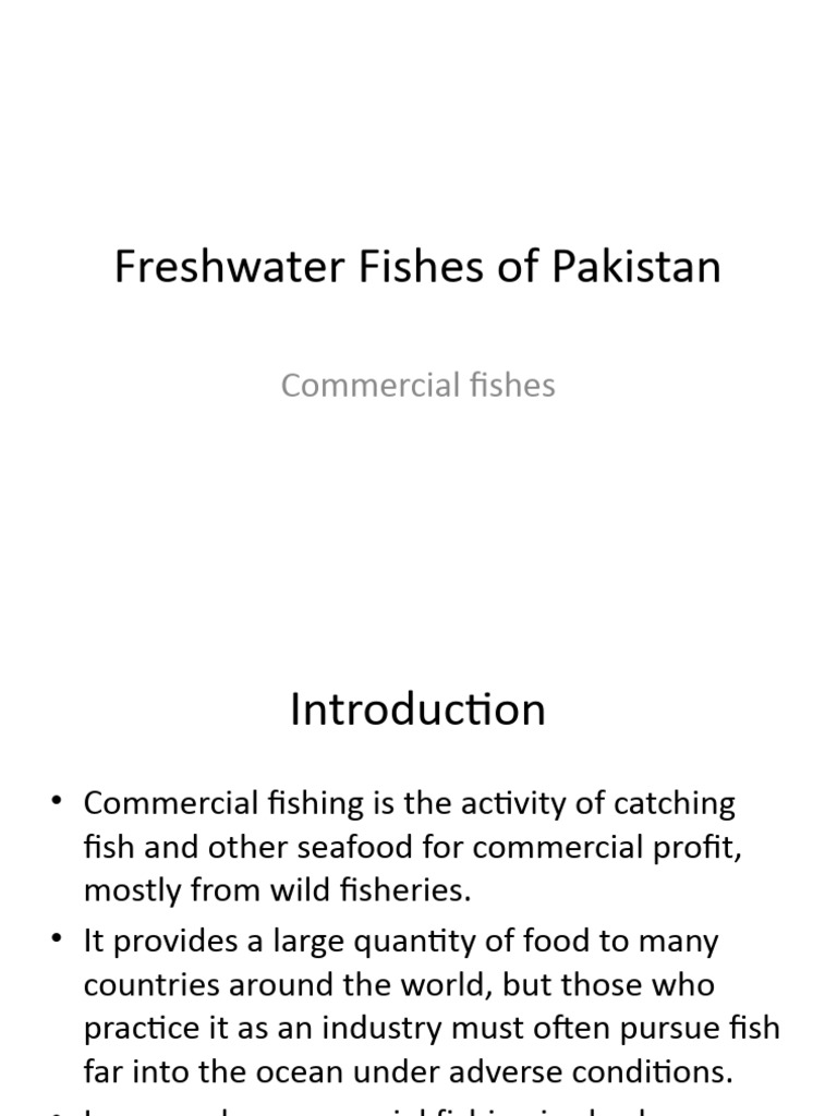 Freshwater Fish Species in Pakistan | PDF | Mouth | Fish