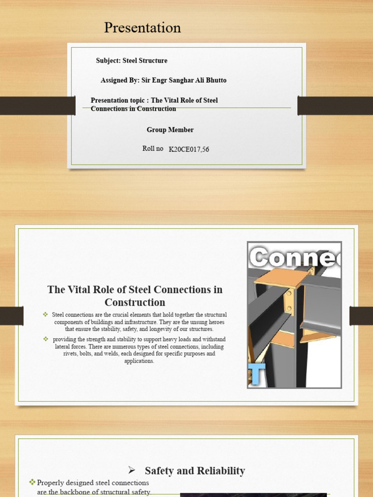 Steel Connections: Key to Construction Safety | PDF | Sustainability ...