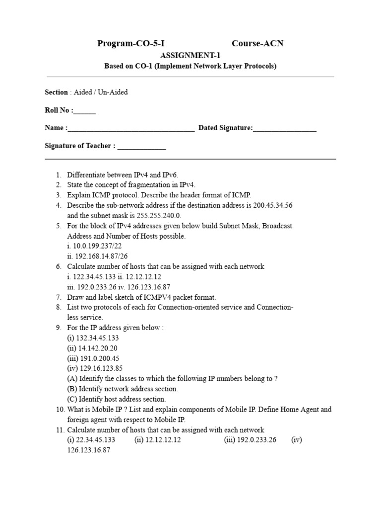 ACN-Assignment-1 | PDF