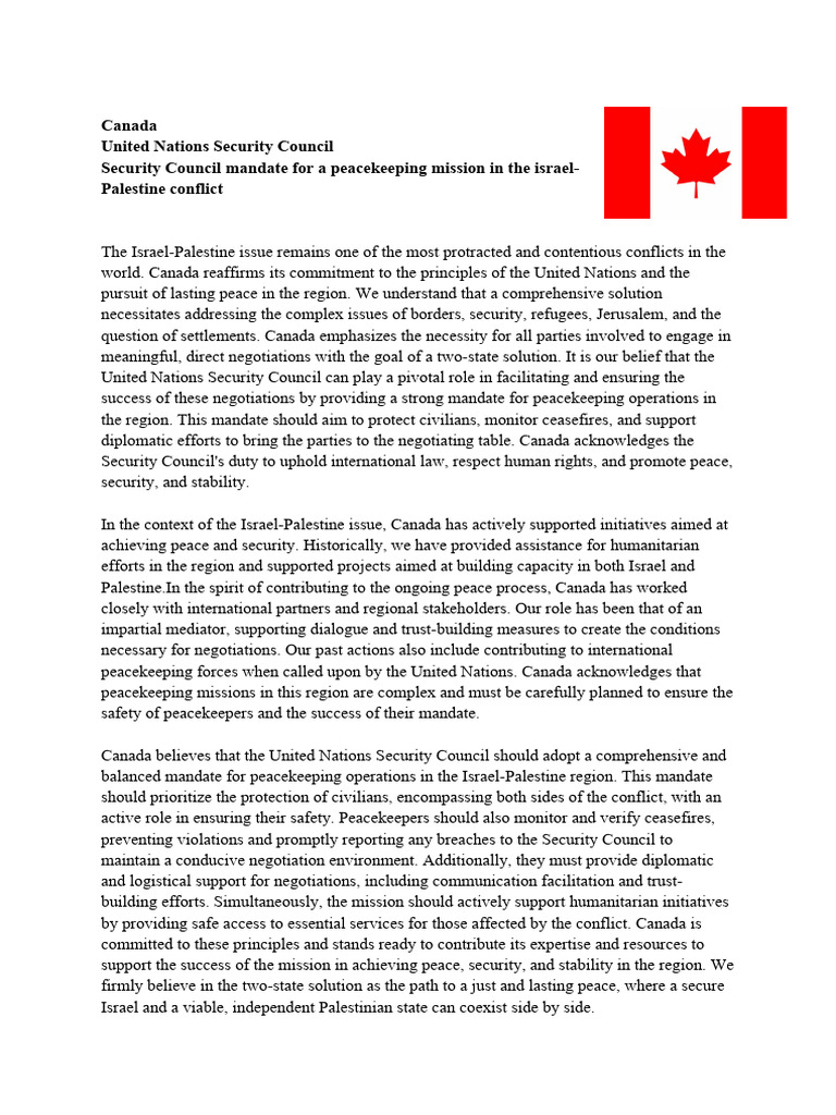 Position Paper (Canada) | PDF