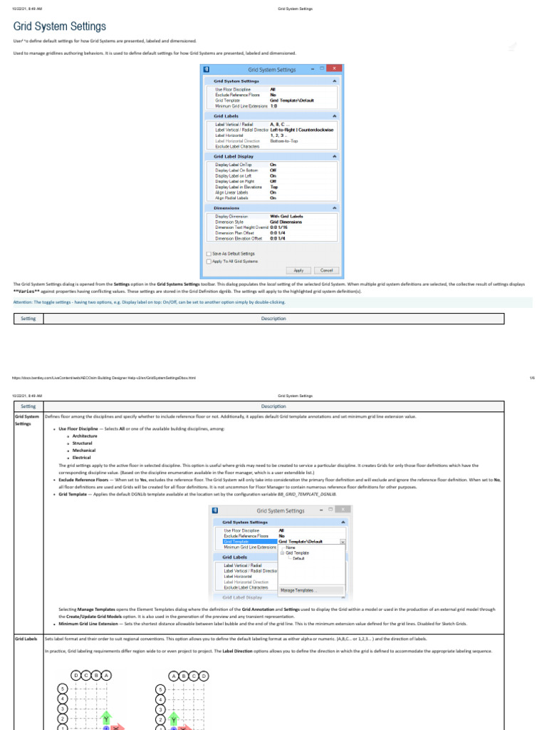 Grid System Settings | PDF | Default (Computer Science) | Software Engineering