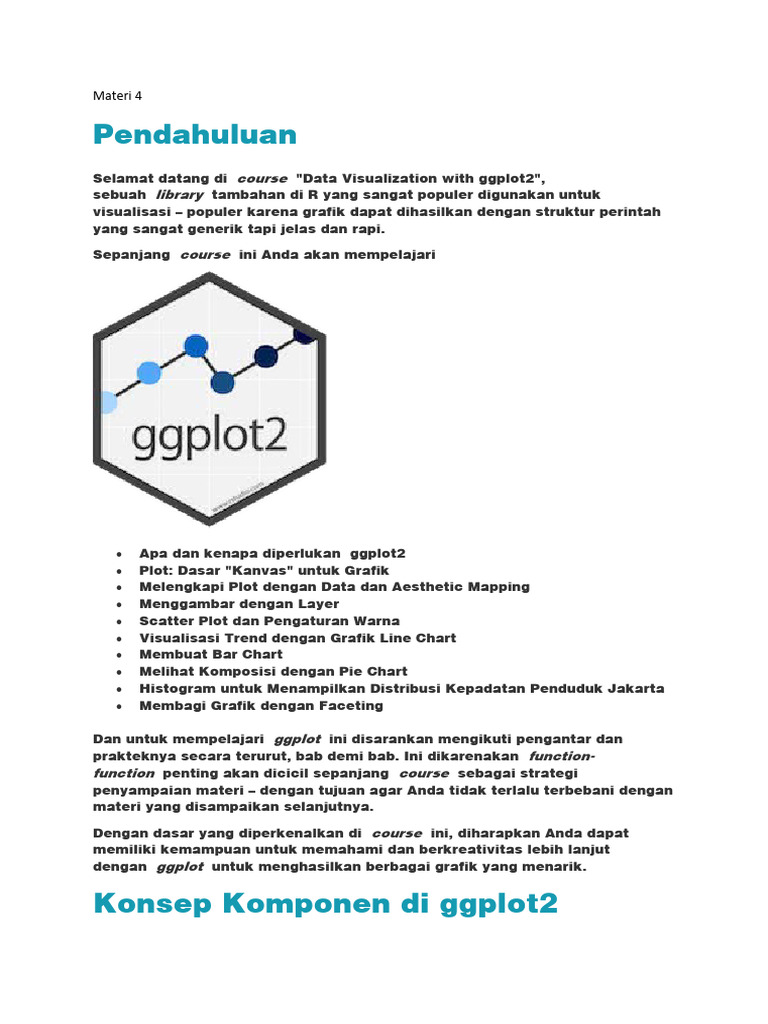 Visualisasi Data dengan ggplot2 | PDF | Komputer