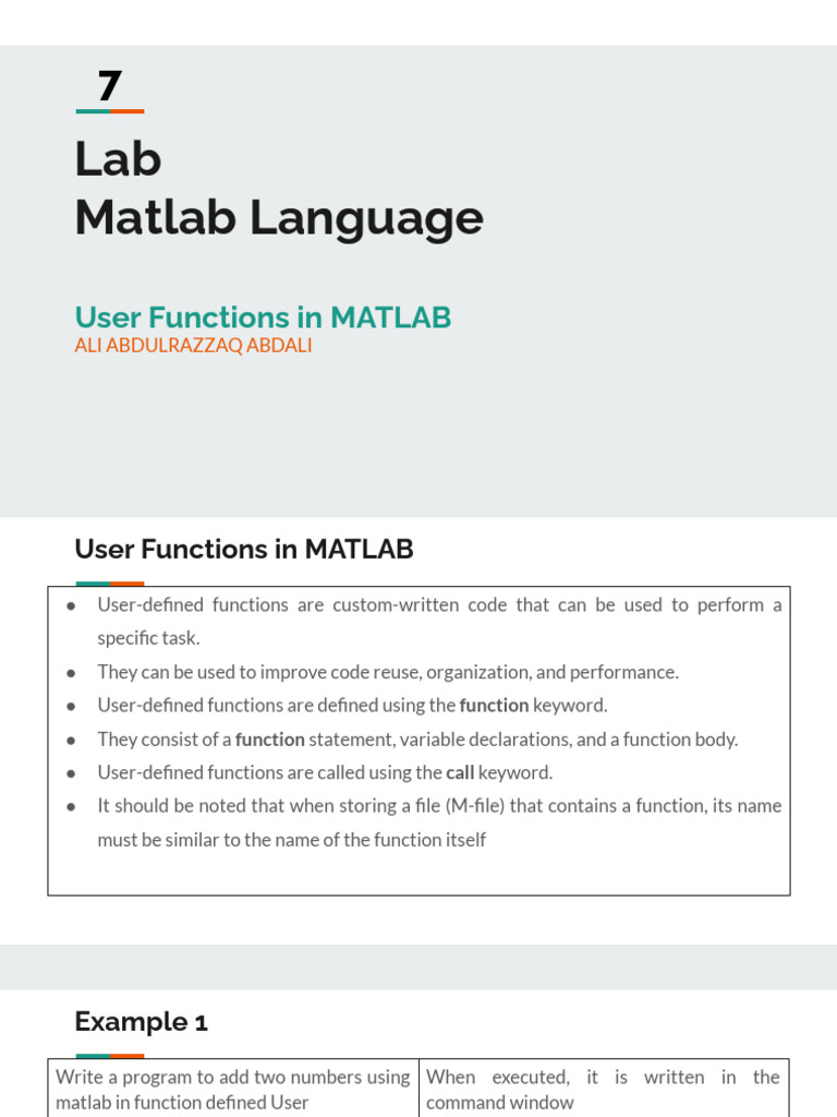 User Functions | PDF | Function (Mathematics) | Parameter (Computer ... User Functions | PDF | Function (Mathematics) | Parameter (Computer ...