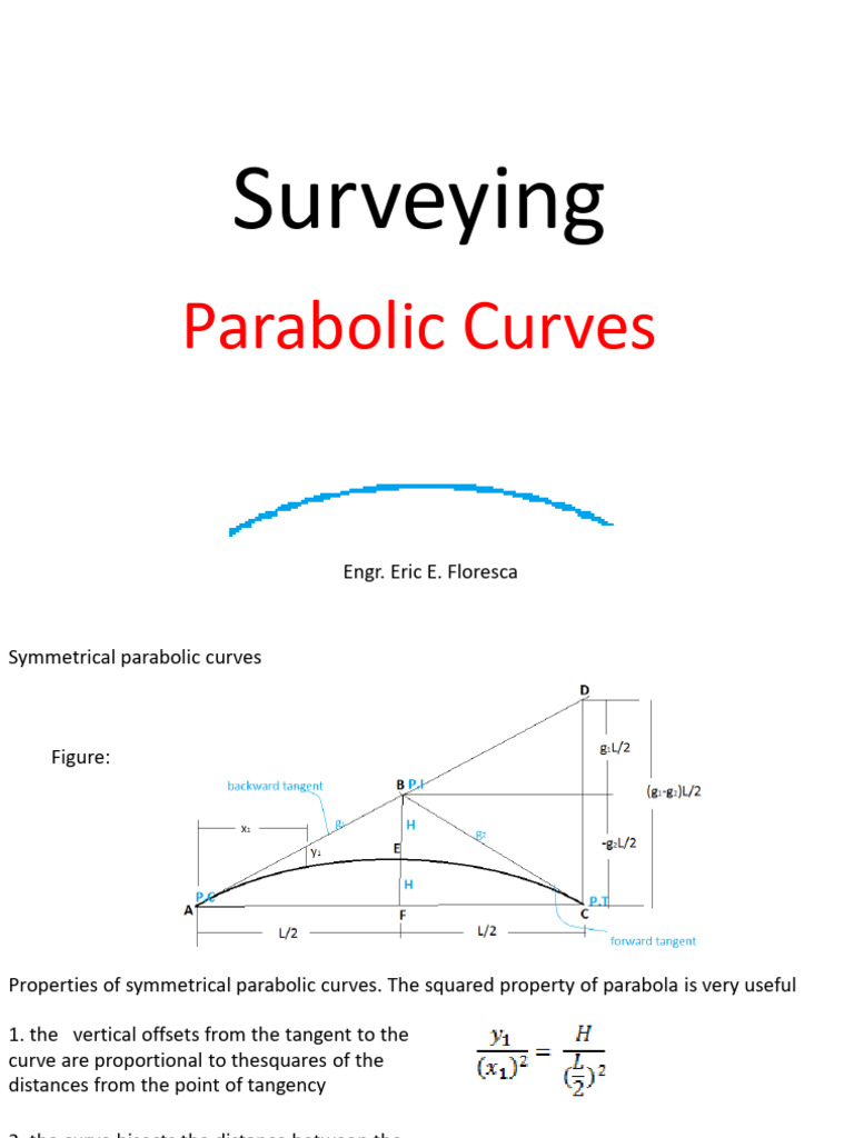 Parabolic Curve | PDF