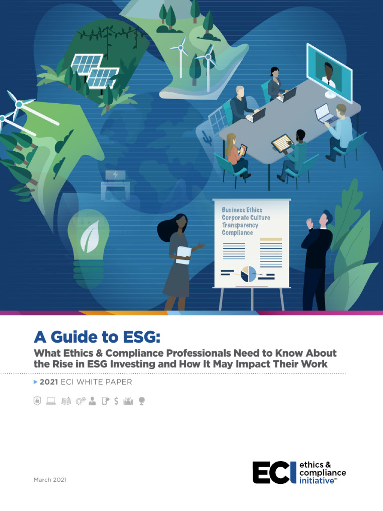 2021 ECI WP Guide To Environmental Social and Governance | PDF ...