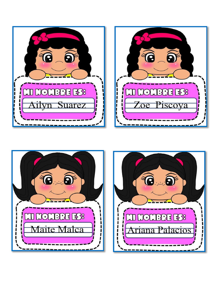 Solapin Con Nombre | PDF