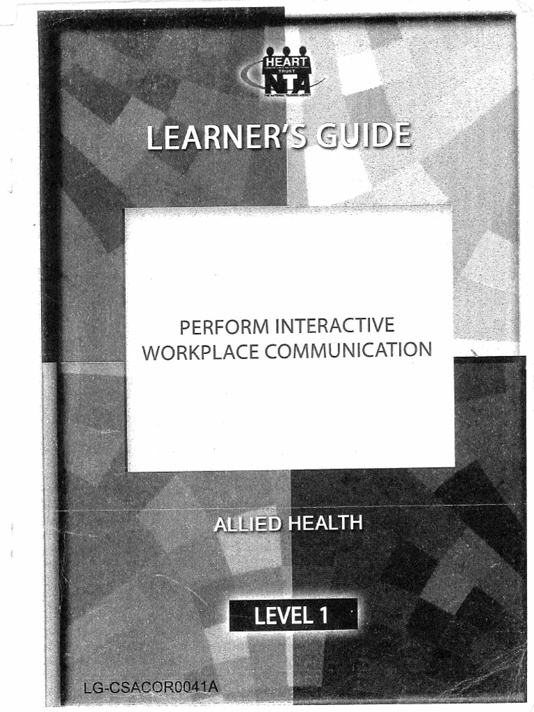 Performance Interactive Workplace Communication | PDF