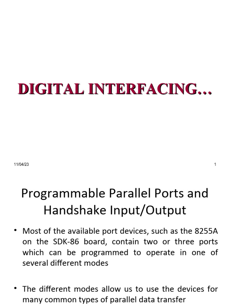 2-8255A Interfacing | PDF