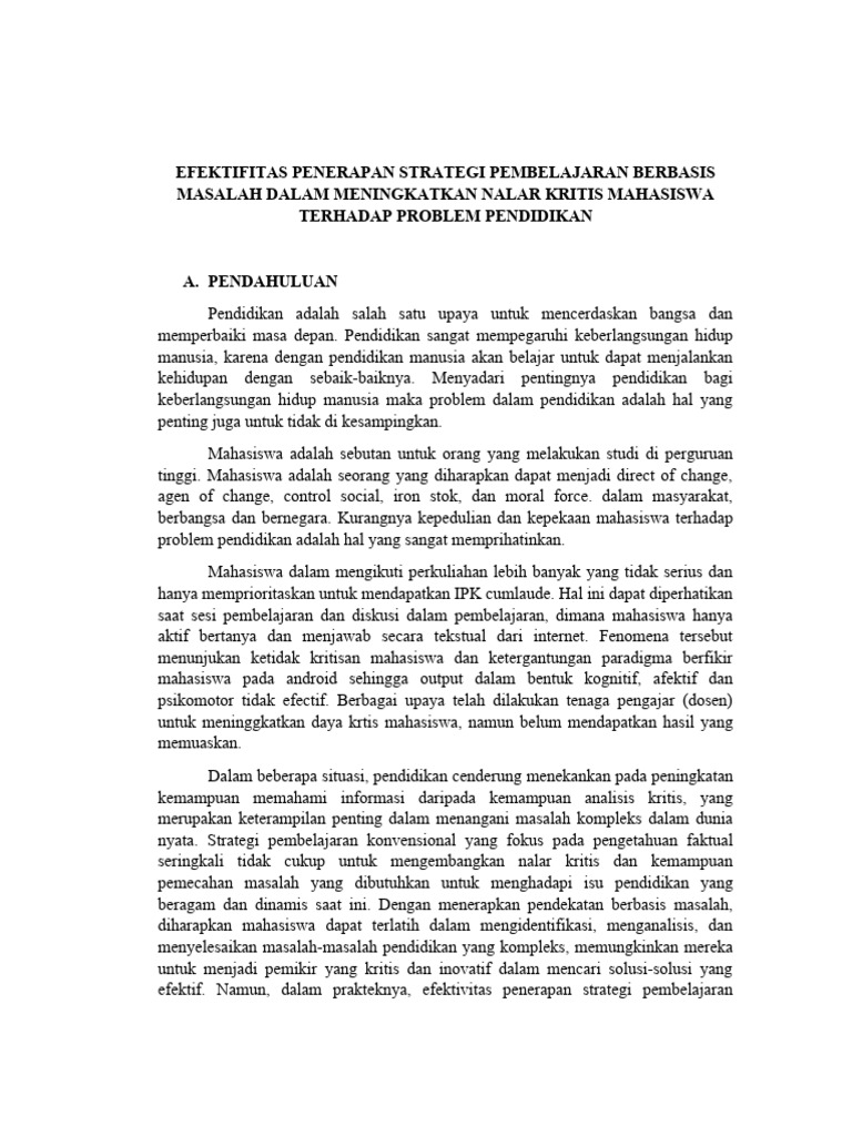 Proposal PTK | PDF | Karier & Perkembangan | Kesehatan Holistik