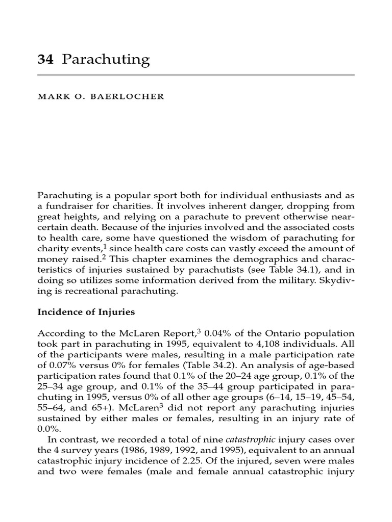 34 Parachuting Pdf