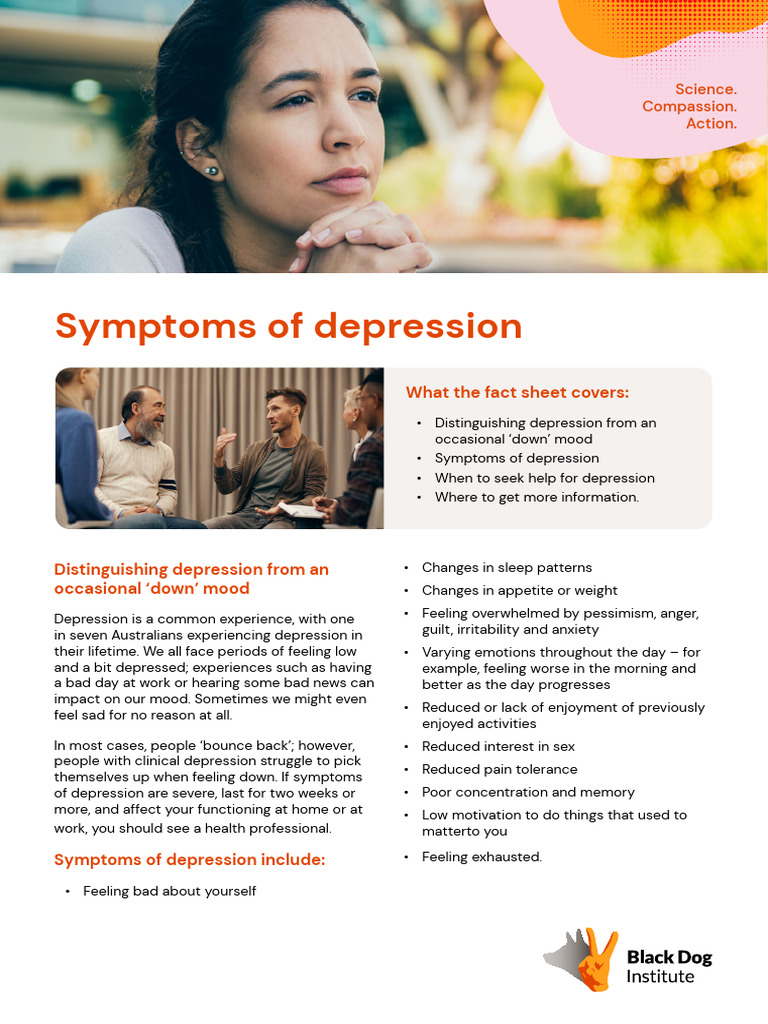Symptoms of Depression | PDF