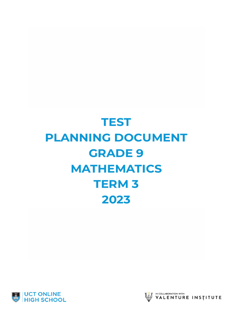 Grade 9 Math Test Prep Guide | PDF