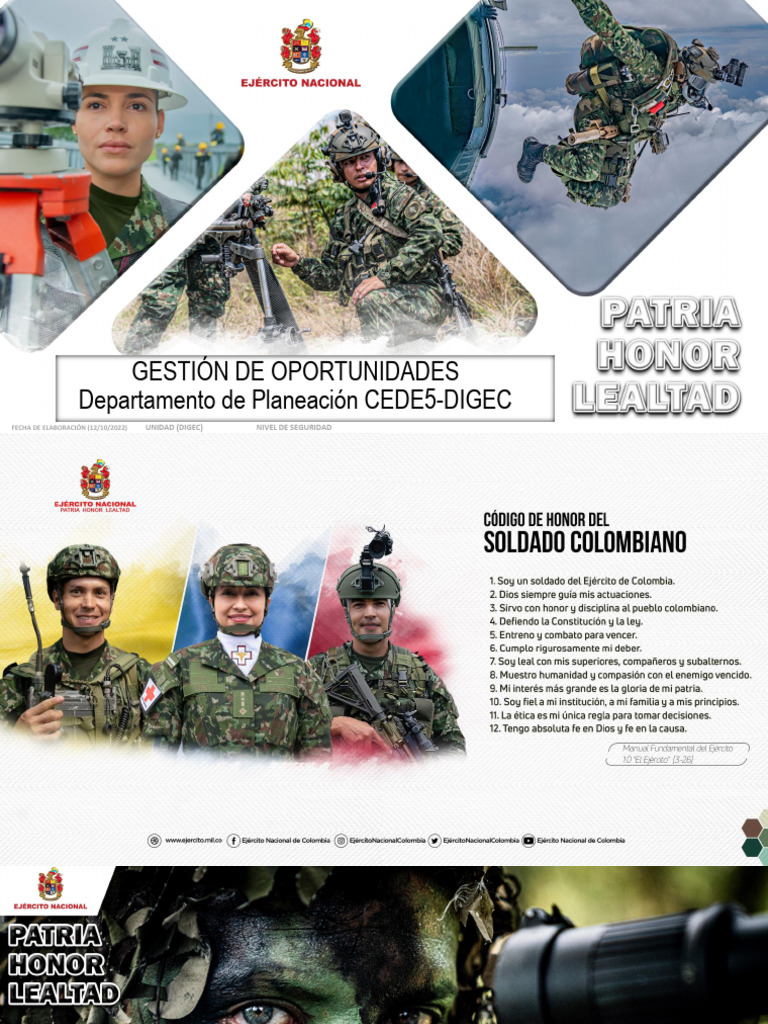 Gestión de Oportunidades en CEDE5-DIGEC | PDF | Planificación