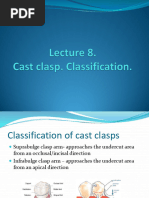 Partial Denture Clasp Guide | PDF | Dental Anatomy | Dentistry Branches