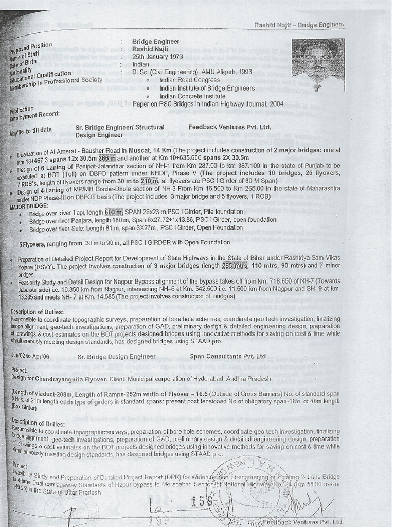 Rashid Najfi Bridge E | PDF