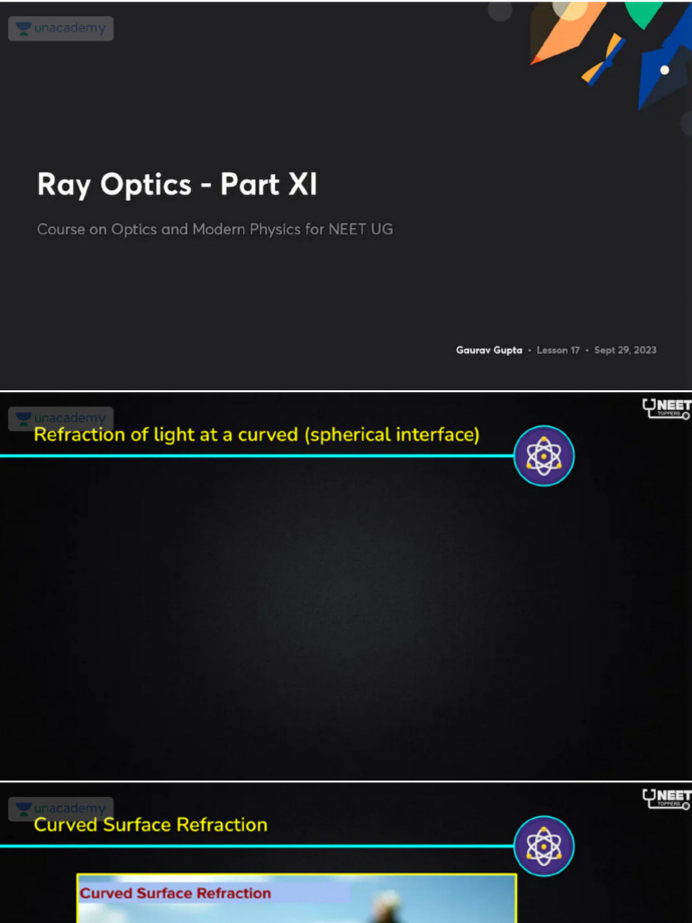 Ray Optics Part XI No Anno | PDF