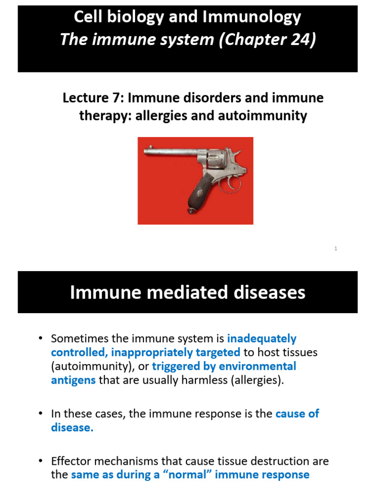 Cell Biology and Immunology Lecture 7 en 8 2023 | Download Free PDF | Immune System | Major ...