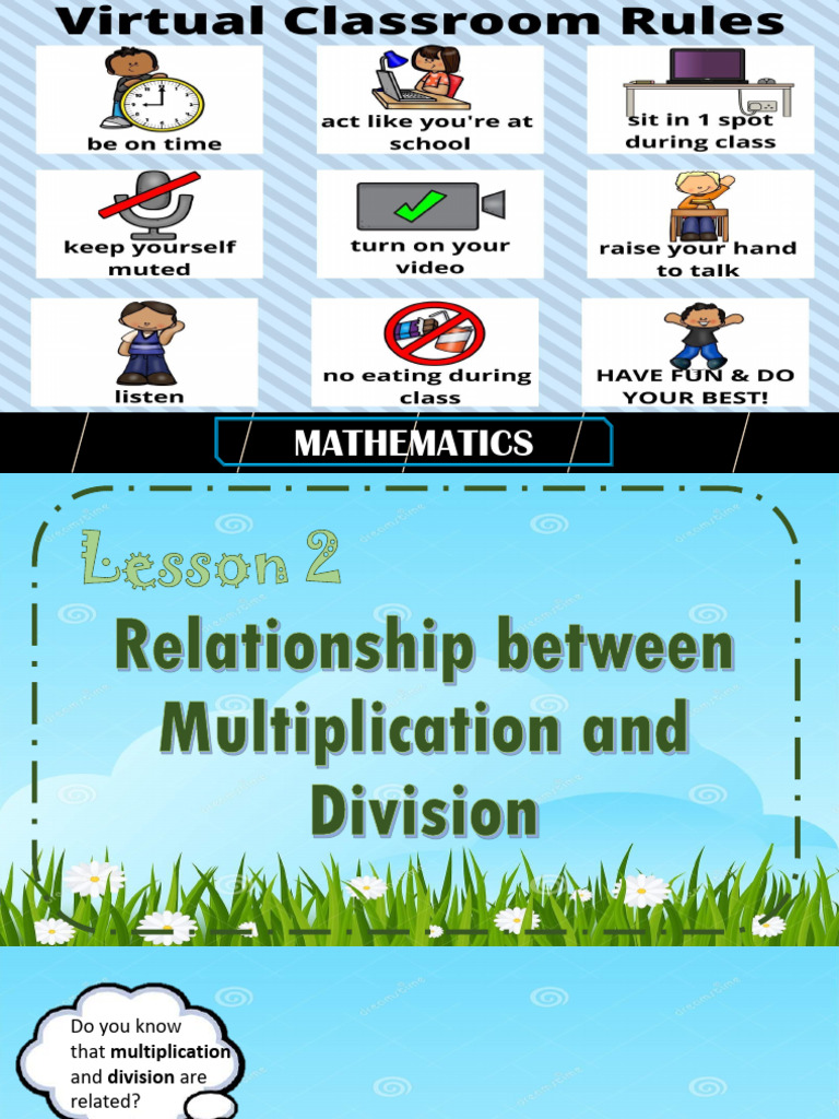 Relationship Between Multiplication and Division Problem Solving ...