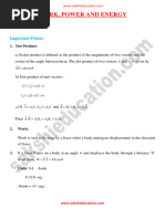 Work Energy Power Class 11 Formula Sheets | PDF | Collision | Force