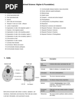 Form 2 Combined Science Notes | PDF | Digestion | Flowers