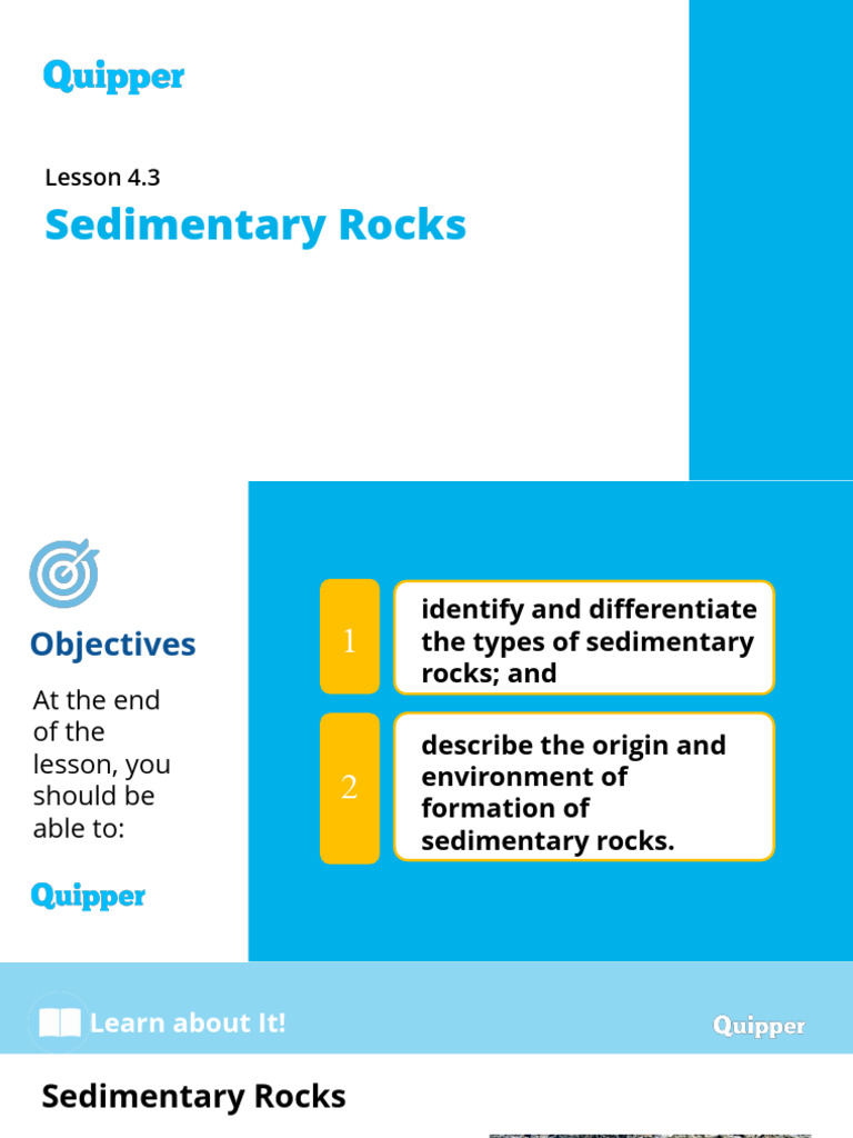 Types and Formation of Sedimentary Rocks | PDF | Sedimentary Rock ...