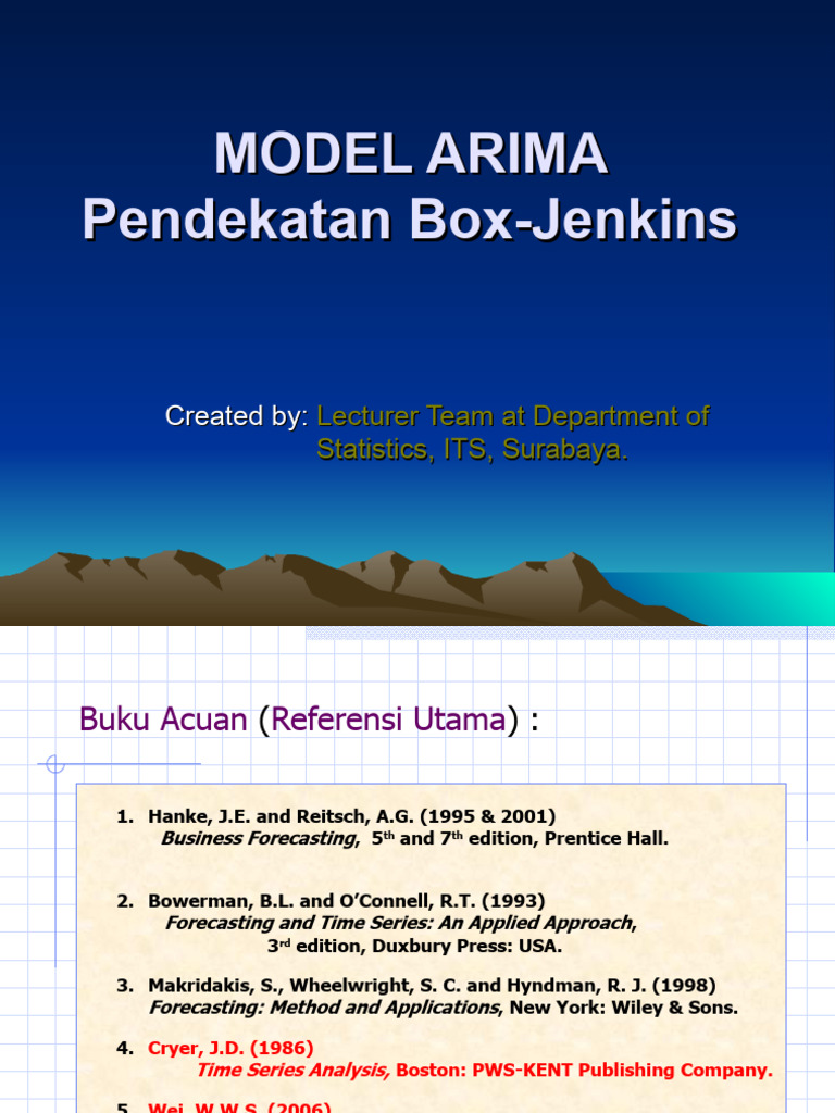 Materi Model ARIMA | PDF | Time Series | Multivariate Statistics