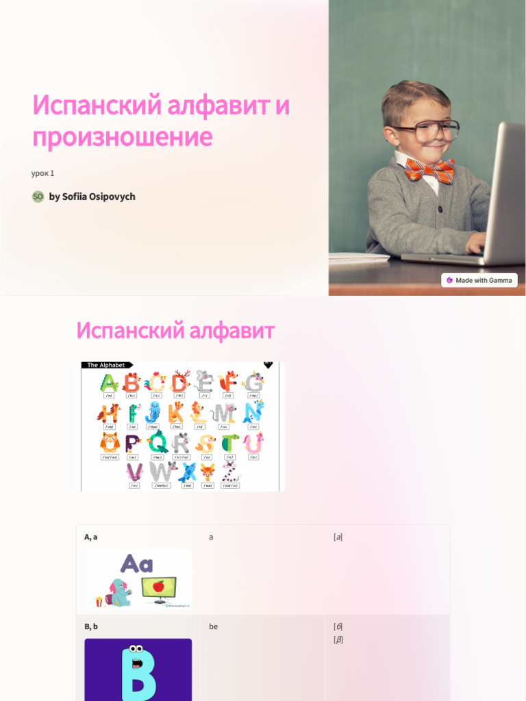 Ispanskij Alfavit I Proiznoshenie | PDF