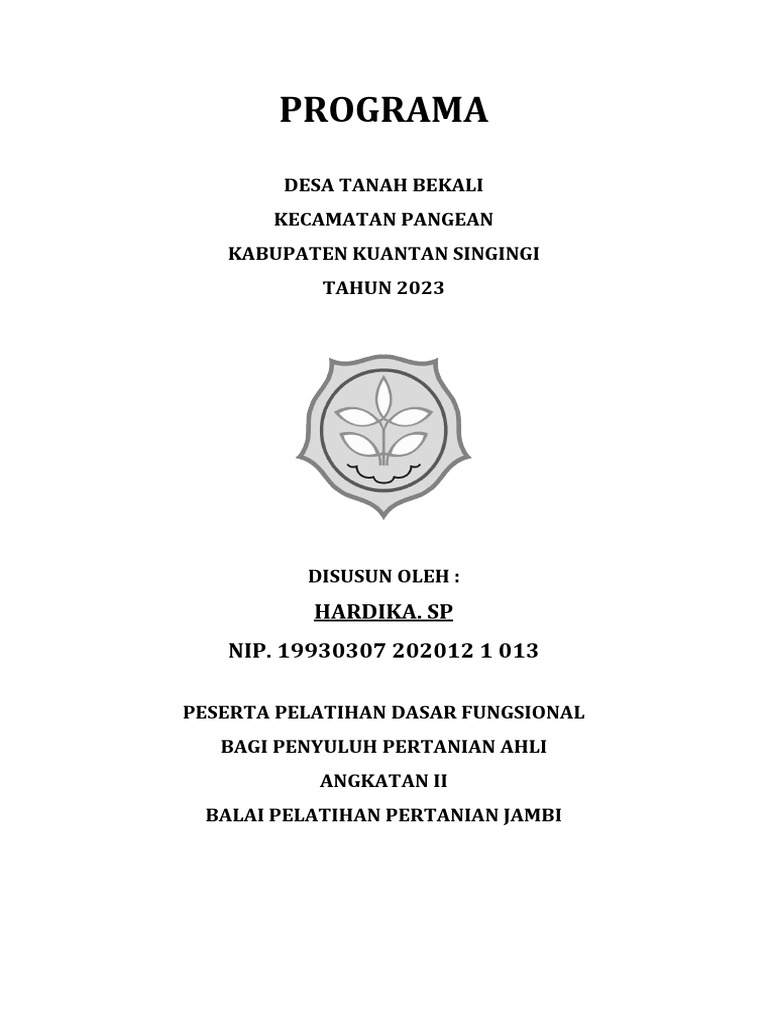 Lembar Penugasan Programa Hardika | PDF
