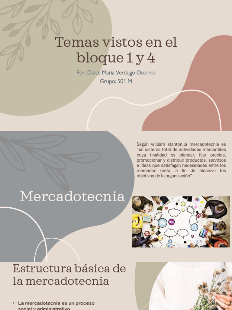 3 . - Exposición en Video de Los Temas de Bloque 1 y 4 | PDF