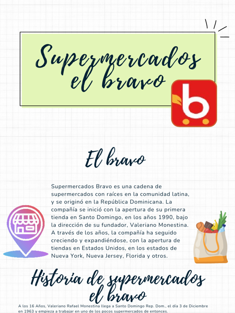 El Bravo | PDF | Supermercado | República Dominicana