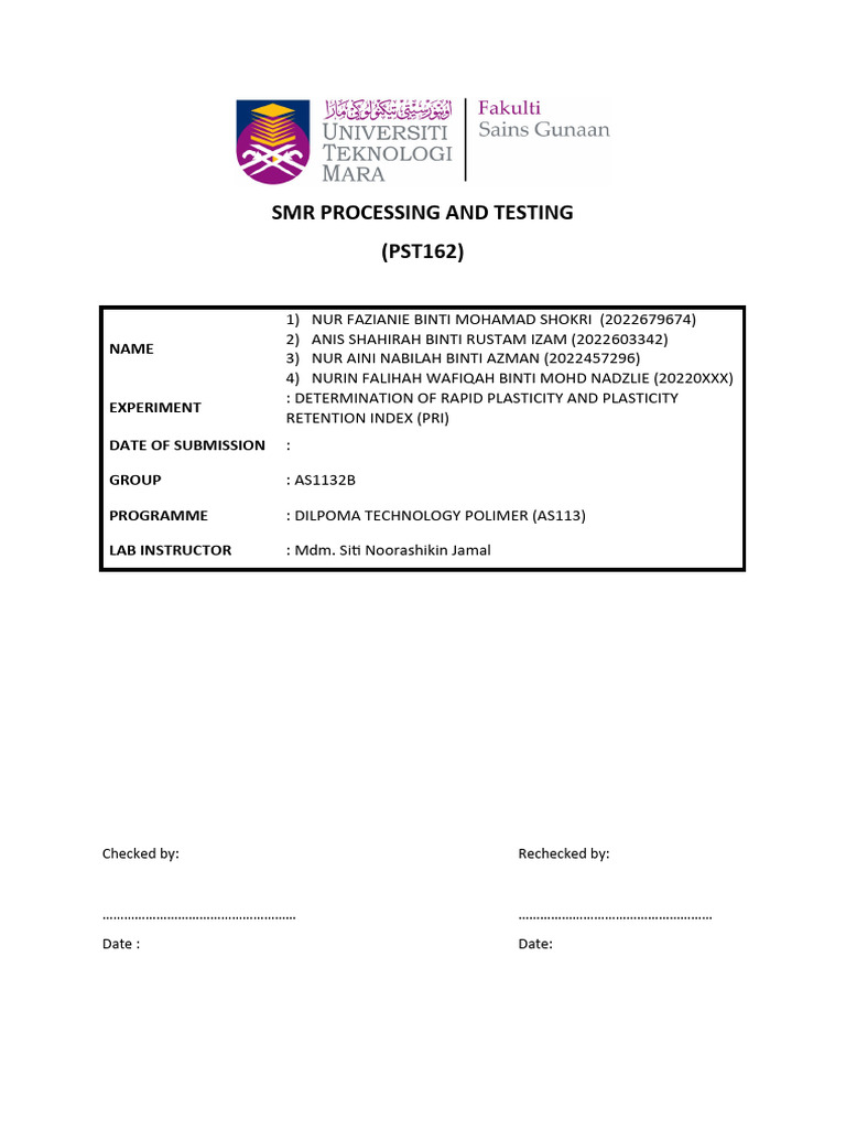 Lab Report PST Exp 6.11 | PDF | Sheet Metal | Experiment