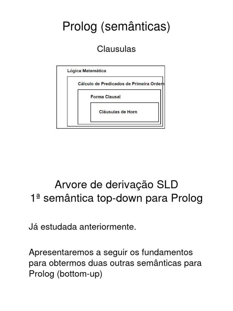 9 - Semanticas de Prolog | PDF