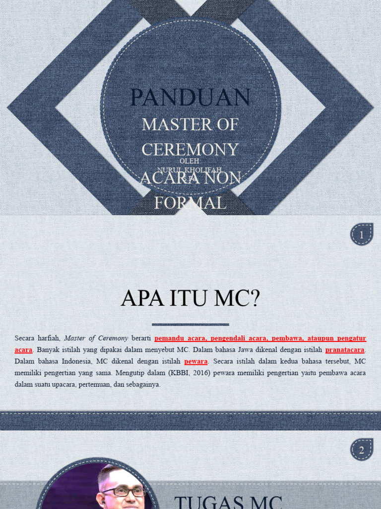 Bu Nurul2 Materi Mc Non Formal Pdf Karier Perkembangan