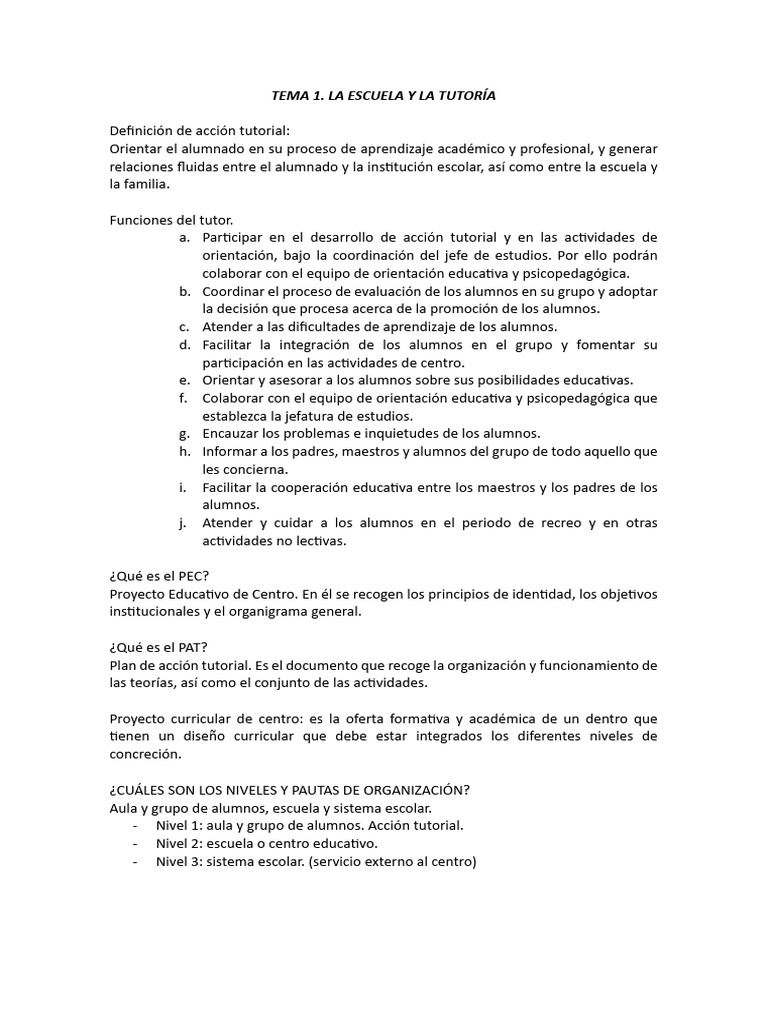 Examen Parcial Accion Tutorial | PDF