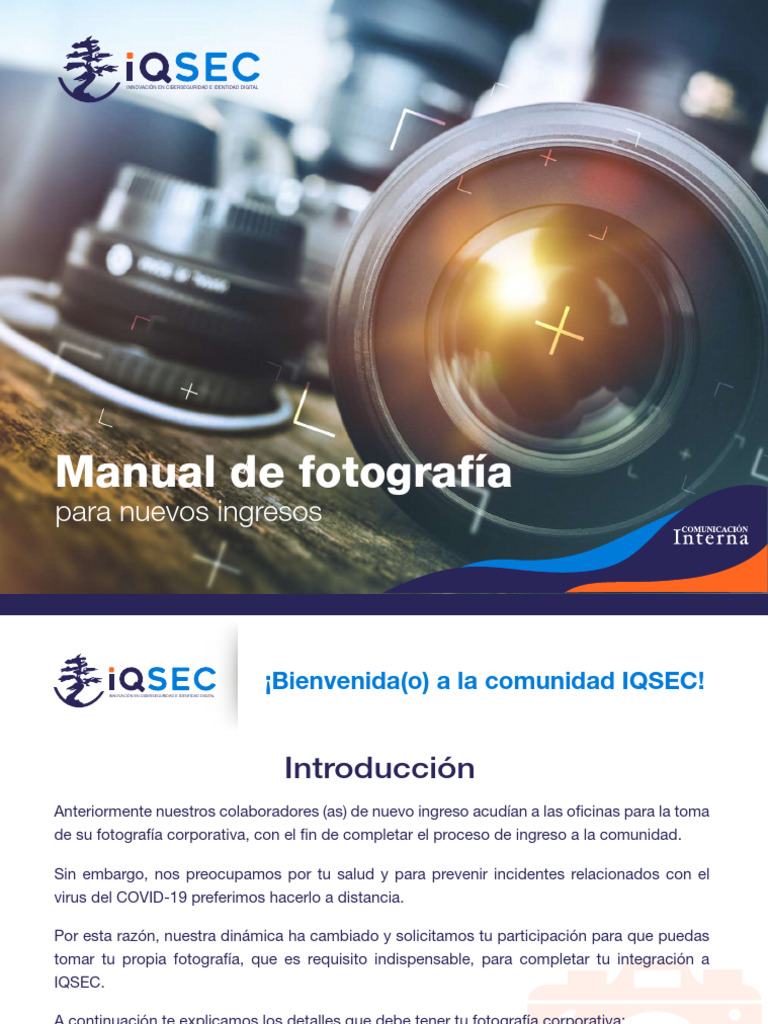 Manual de Retrato Corporativo de IQSEC | PDF | Color