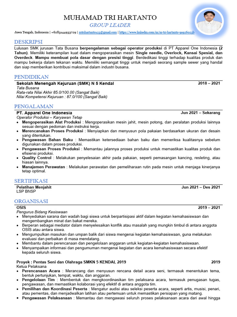 M Tri Hartanto 3 | PDF