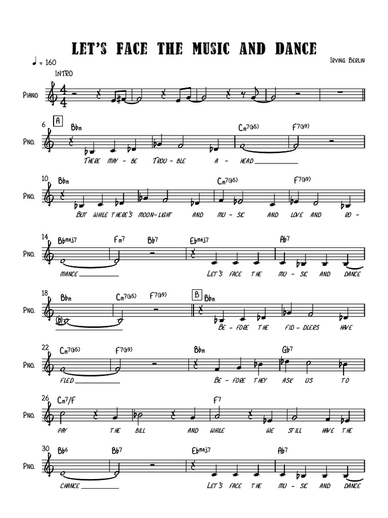Let's Face The Music and Dance | PDF