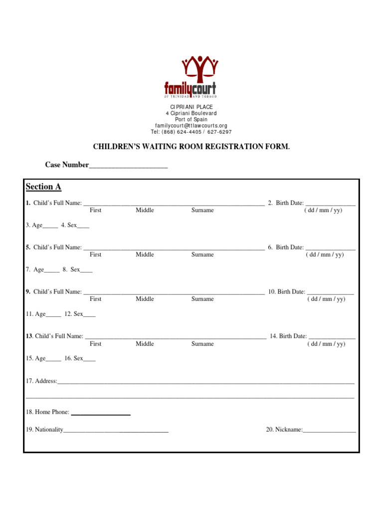 CWR Registration | PDF | Legal Guardian | Parent