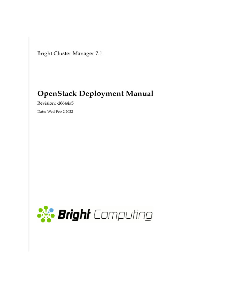 Openstack Deployment Manual | PDF | Computer Network | Open Stack