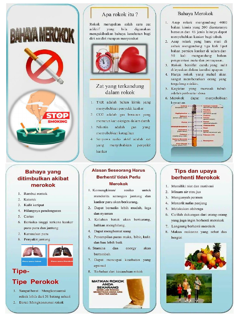 Leaflet Bahaya Merokok-1 | PDF