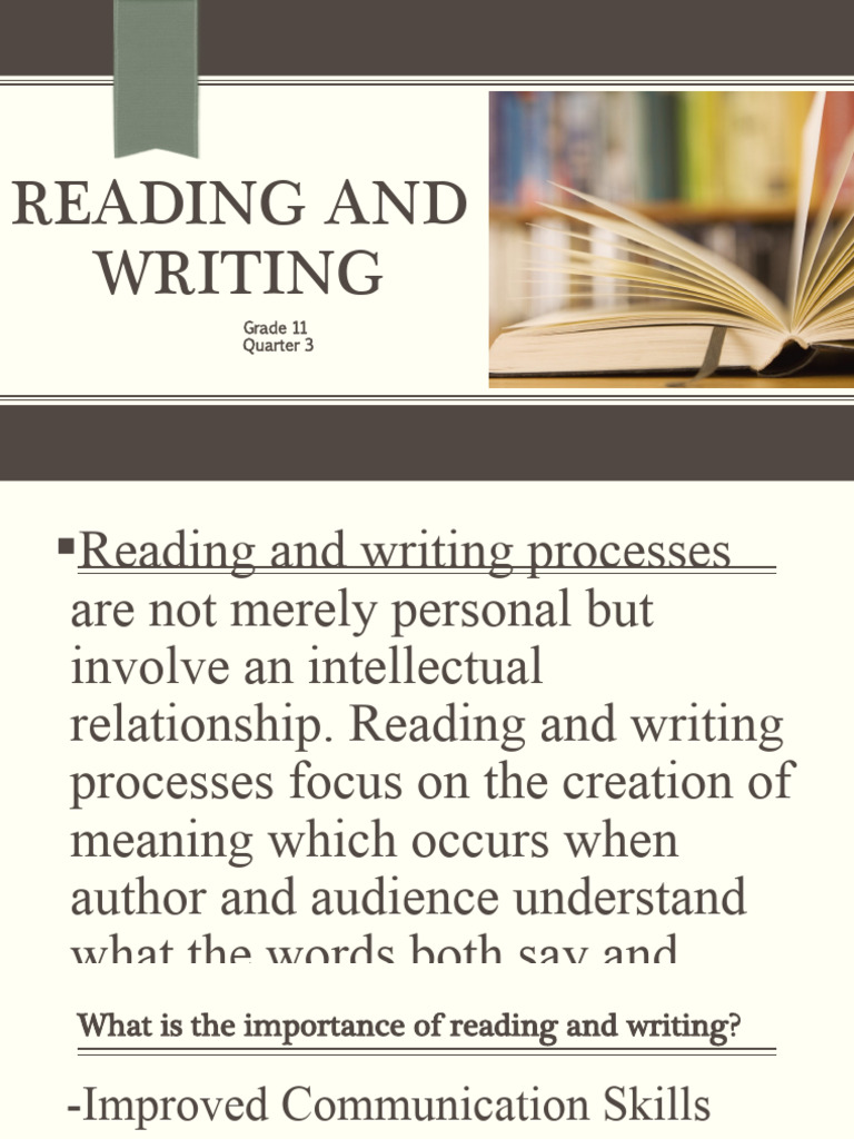 Reading and Writing | PDF | Editing | Proofreading