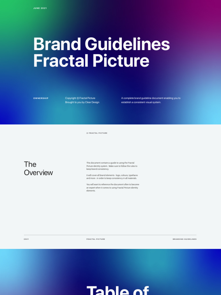 Brand Guidelines Fractal | PDF | Art | Technology & Engineering