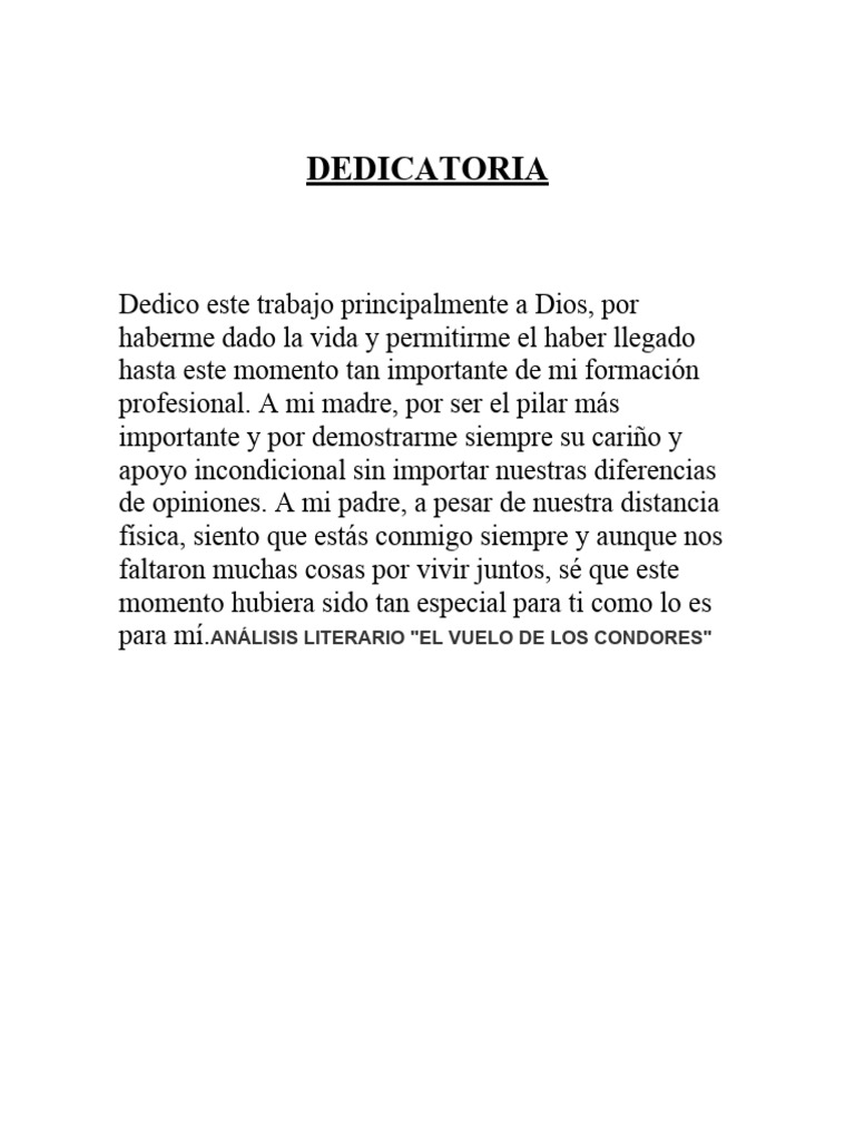 DEDICATORIA | PDF