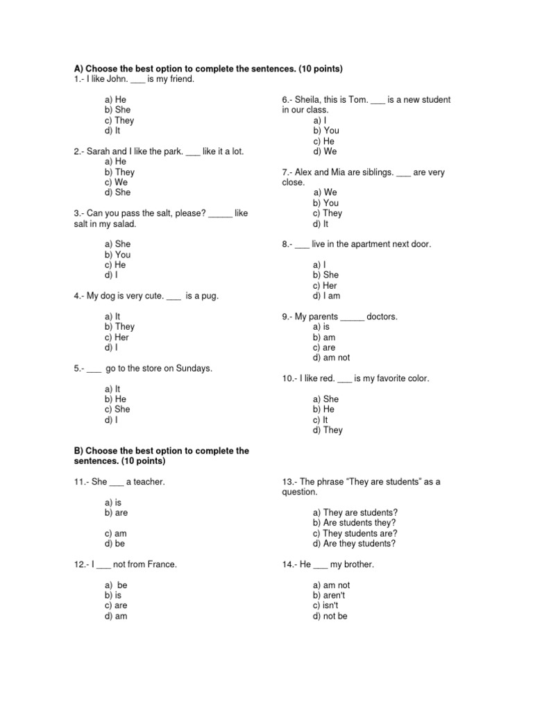 Sentence Completion Practice Quiz | PDF